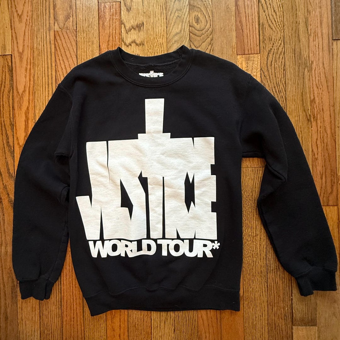 Justin Bieber Justice World Tour Sweatshirt | Official 2022 Tour Merch ...