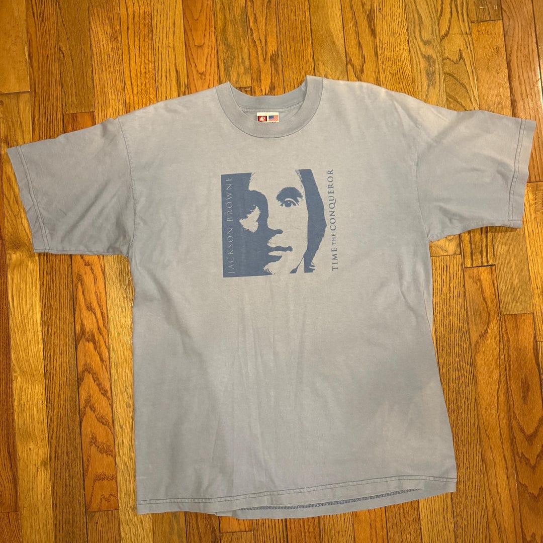 Jackson Browne “time the Conqueror” Tour Tee (2009) – XL Bayside USA - Etsy