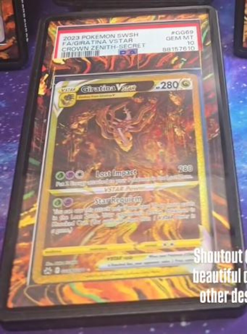 Giratina VSTAR GG69 | Crown Zenith Auraslab (graded) - Etsy