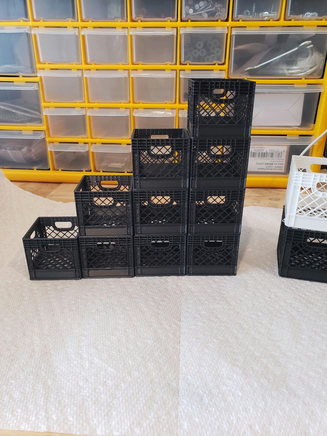 Mini Milk Crates – Stackable / Realistic 3d-printed Storage Bins for ...