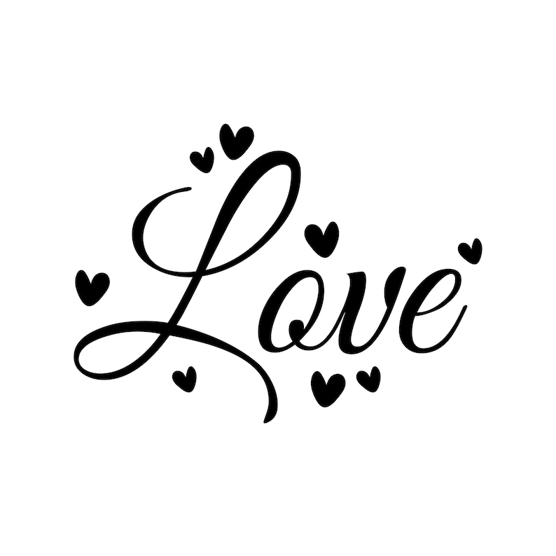 Love SVG | Love, Wedding SVG Cut Files | Valentine's Day Svgs | Hand ...