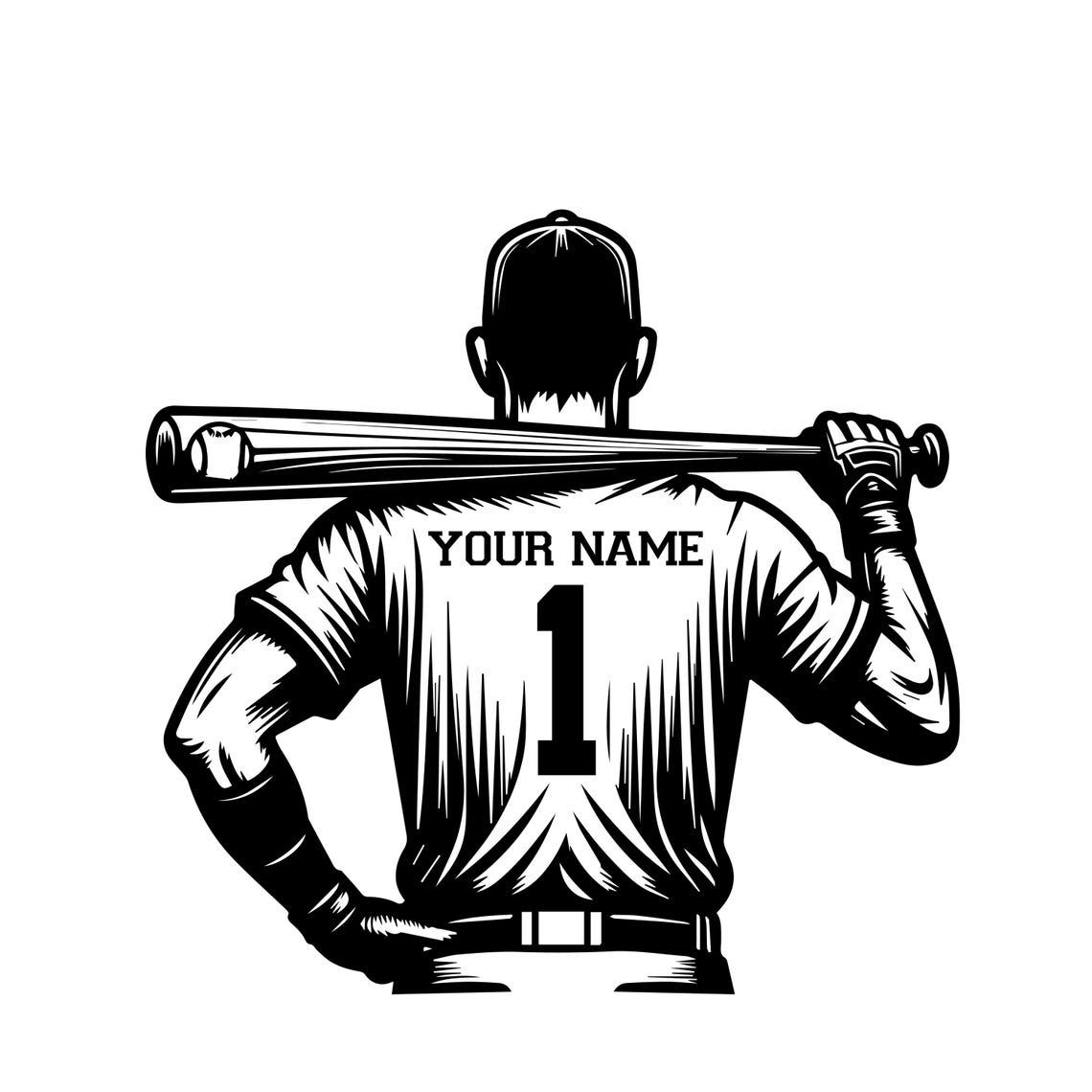 Custom Baseball SVG, Baseball Name SVG, Printable Baseball PNG ...