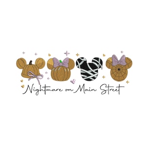 Halloween Mickey Mouse Embroidery Designs | Spooky Fall Machine ...