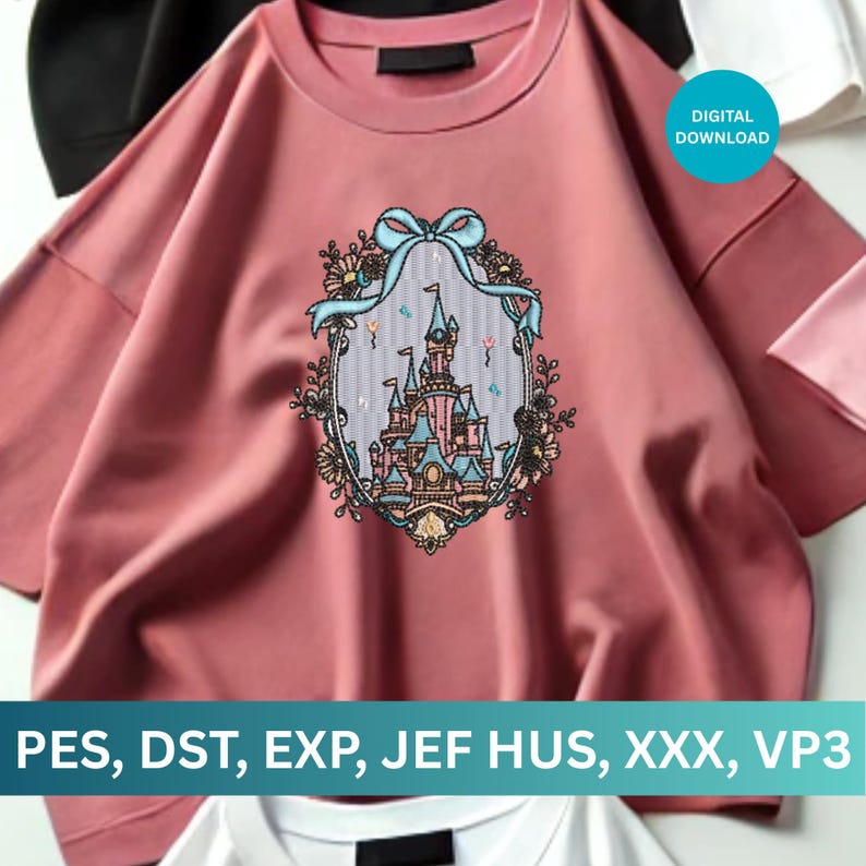 Princess Castle Machine Embroidery, Magicland Embroidery, Magic ...