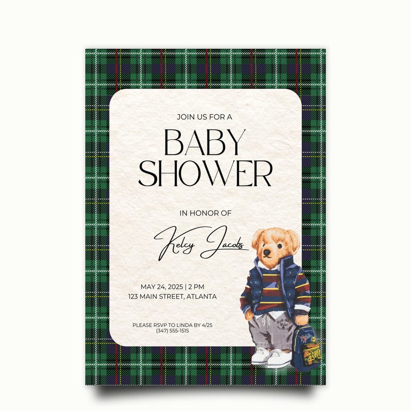 Polo Invitation - Etsy