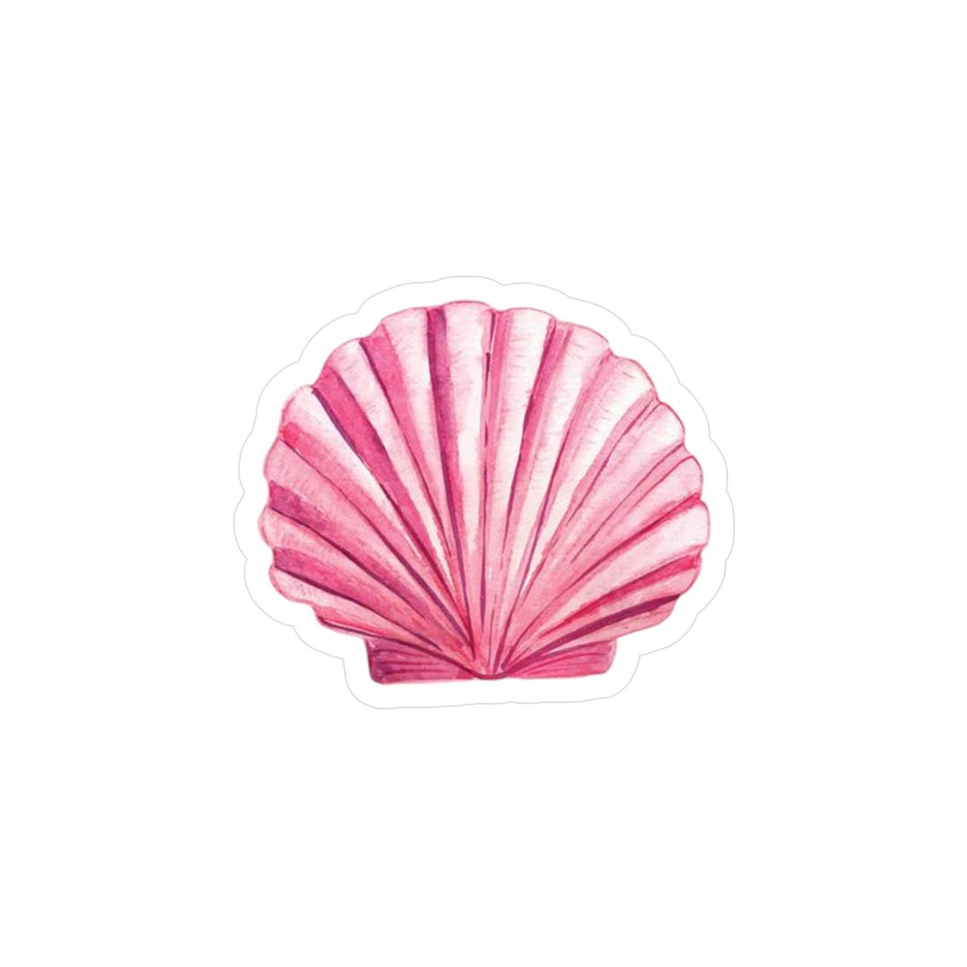 Pink Preppy Shell Design, Laptop Decal, Car Decal, Water Bottle Sticker ...