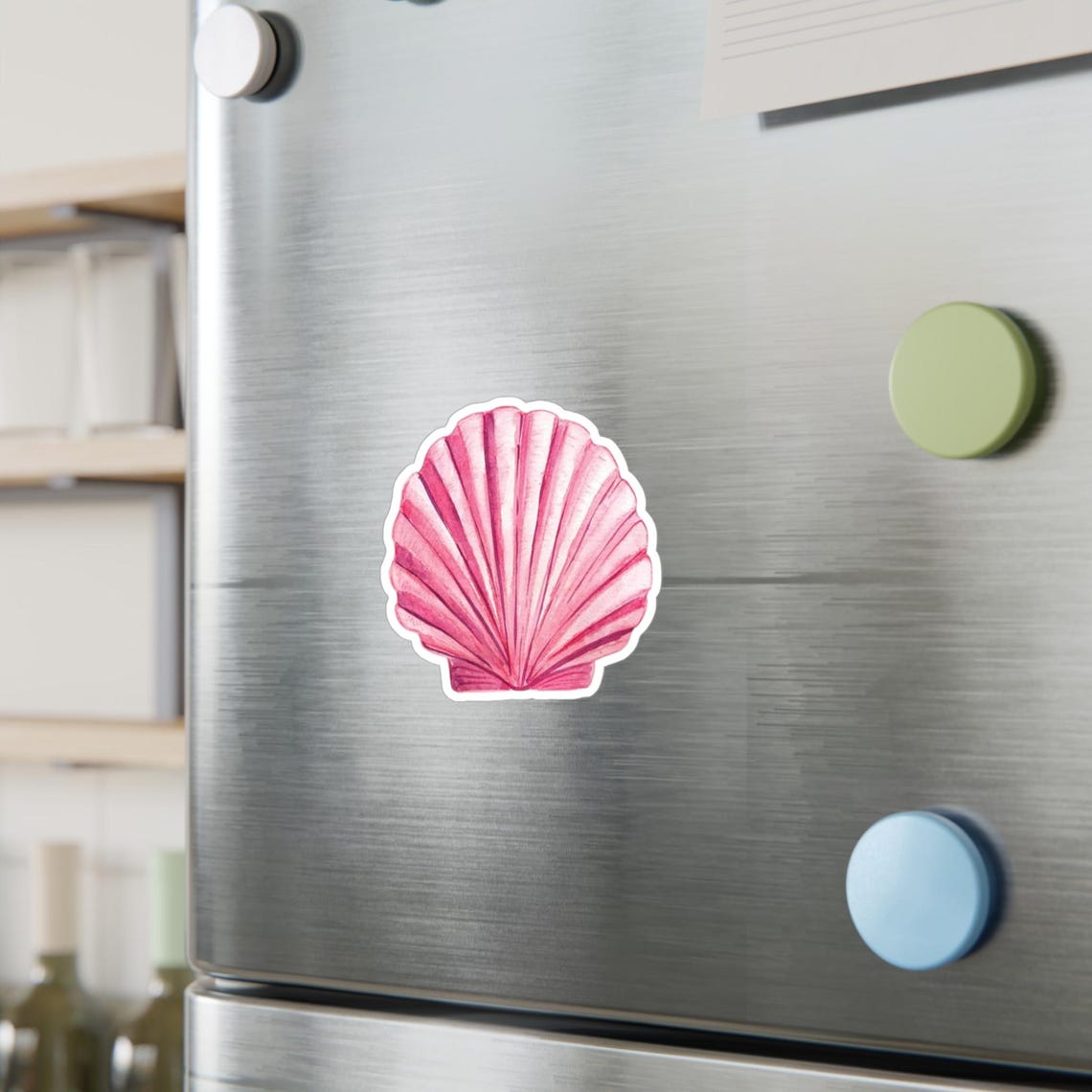 Pink Preppy Shell Design, Laptop Decal, Car Decal, Water Bottle Sticker ...