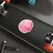Pink Preppy Shell Design, Laptop Decal, Car Decal, Water Bottle Sticker ...