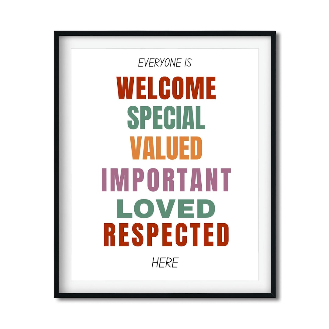 Multilingual Classroom Poster: Inclusive Educational Wall Art (digital ...