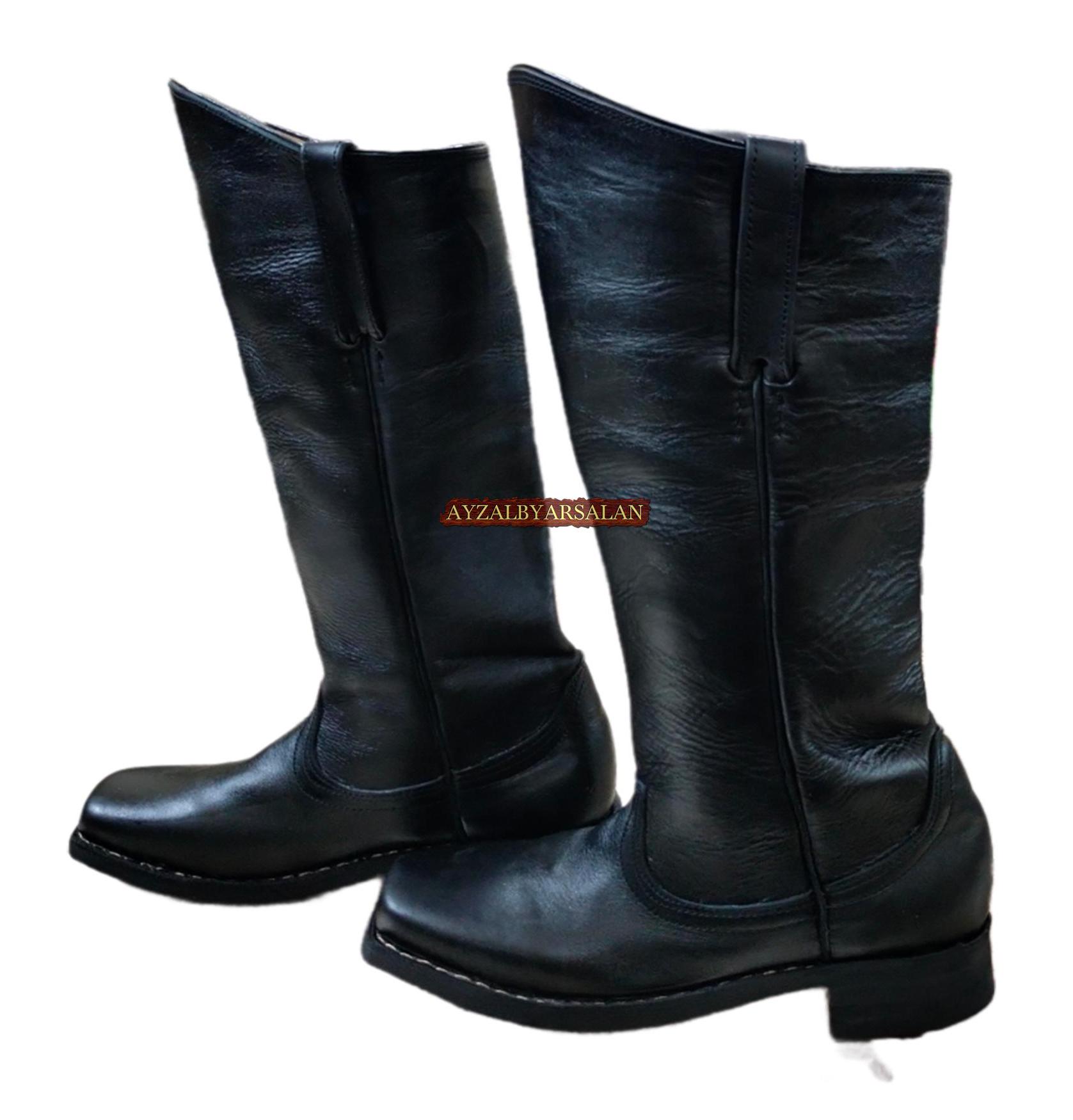 Cavalry Boot Civil War Handmade Premium Leather Us Size 5 to 15 - Etsy