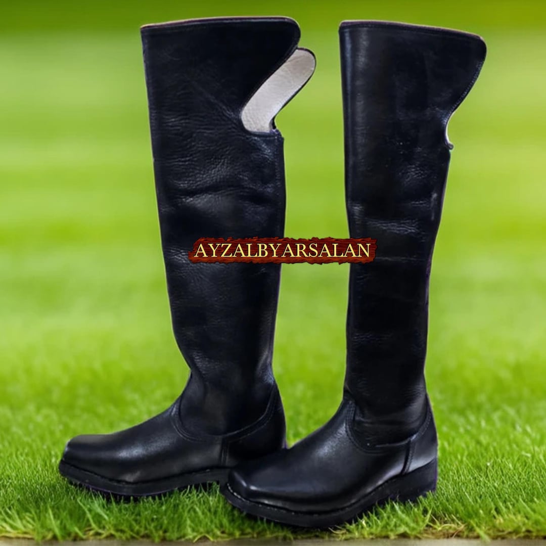 Cavalry Boot Civil War Made of Leather - Etsy