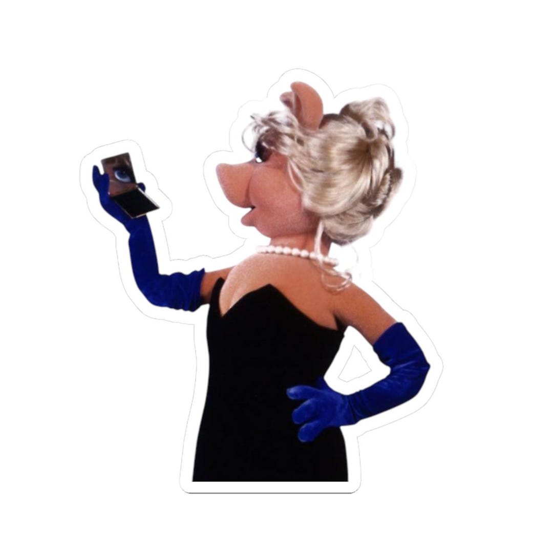 Miss Piggy Kiss-cut Stickers, Iconic Muppet Decor, Vinyl Decal ...