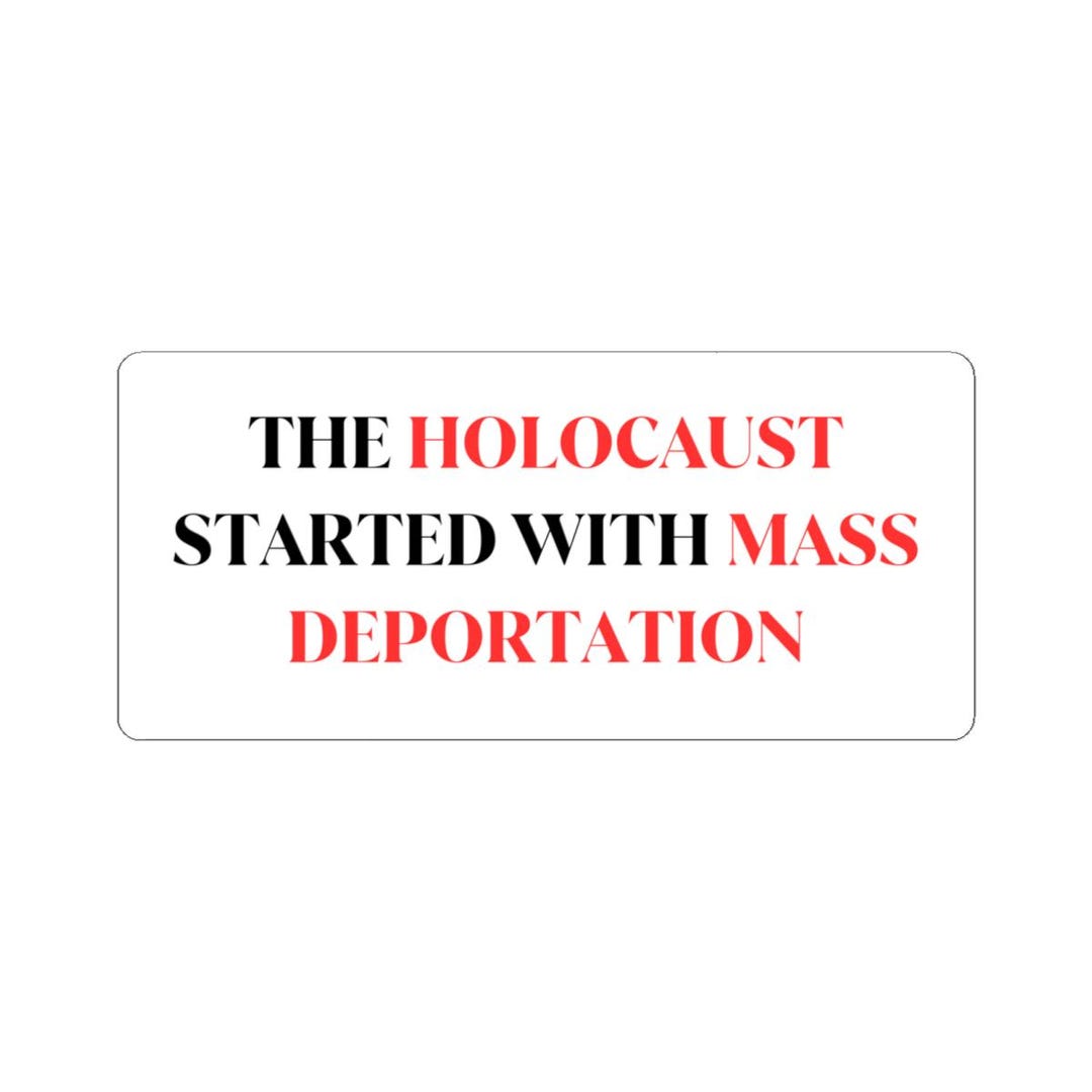 Holocaust Awareness Kiss-cut Stickers, Mass Deportation, Historical ...