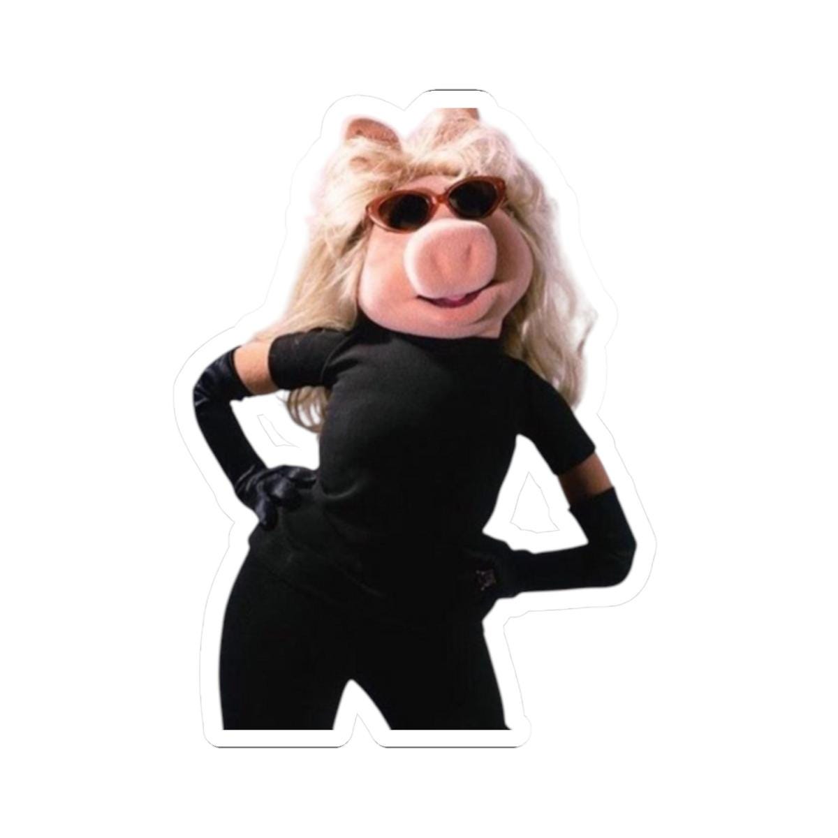 Miss Piggy Kiss-cut Stickers, Cool International Spy Pig Decor for ...