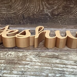 Yeshua Freestanding Sign Decor | Yeshua 3D Name Sign Decor | Scriptural ...
