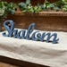 Shalom Freestanding Sign Decor | Shalom 3D Name Sign Decor | Jewish ...