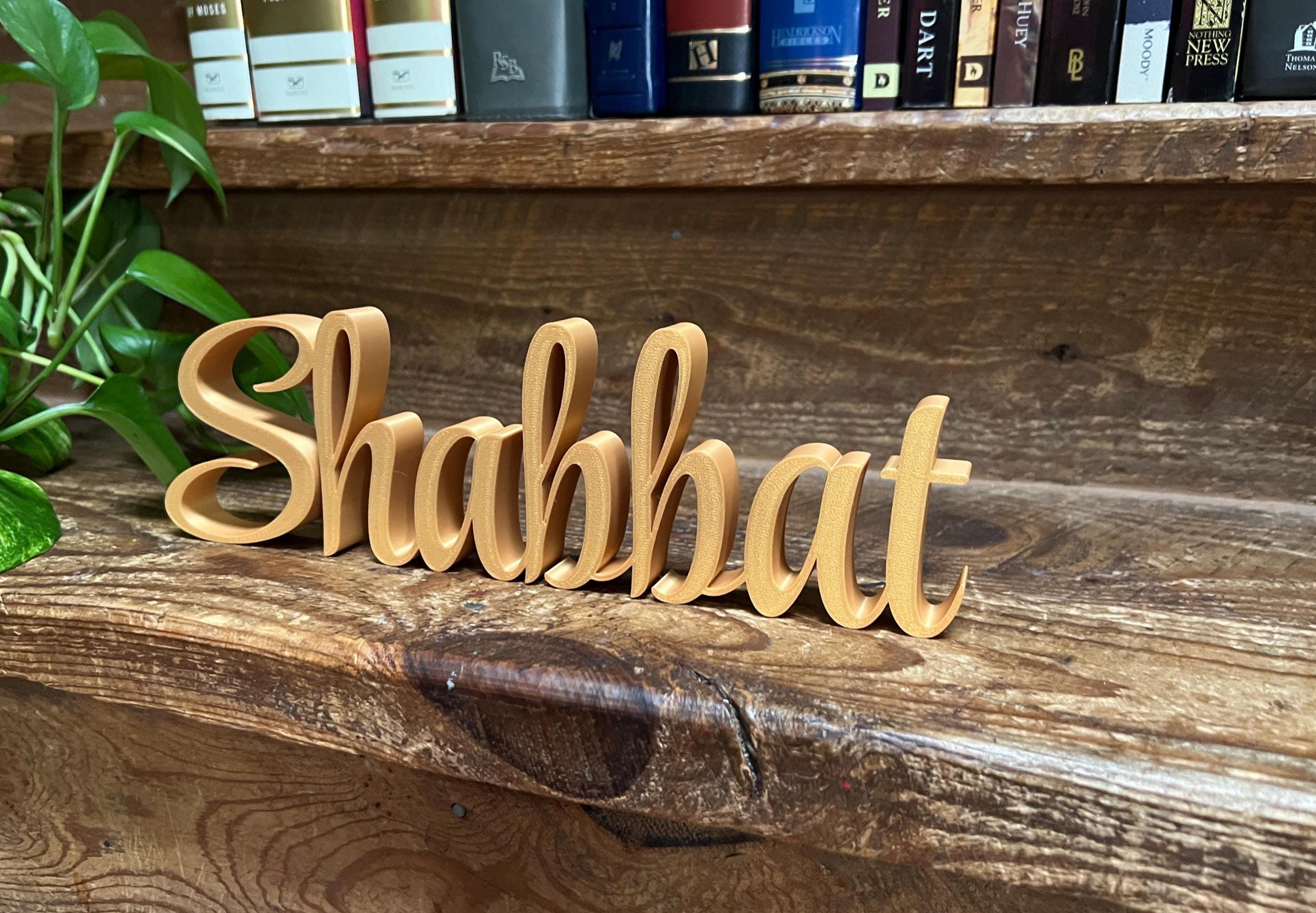 Shalom Peace Freestanding Sign Decor | Shalom 3D Name Sign Decor ...