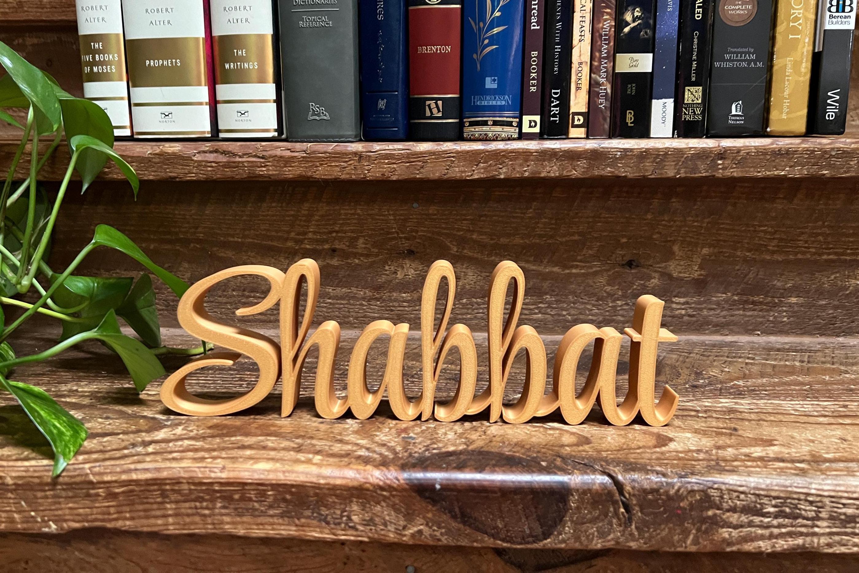 Shalom Peace Freestanding Sign Decor | Shalom 3D Name Sign Decor ...