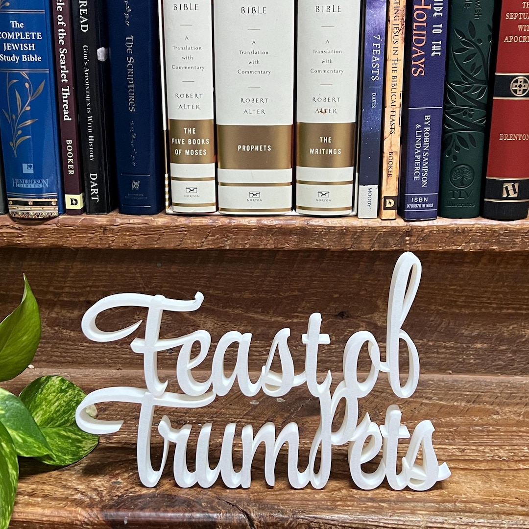 Feast of Trumpets Freestanding Sign Decor | Feast Days Feastdays Table ...