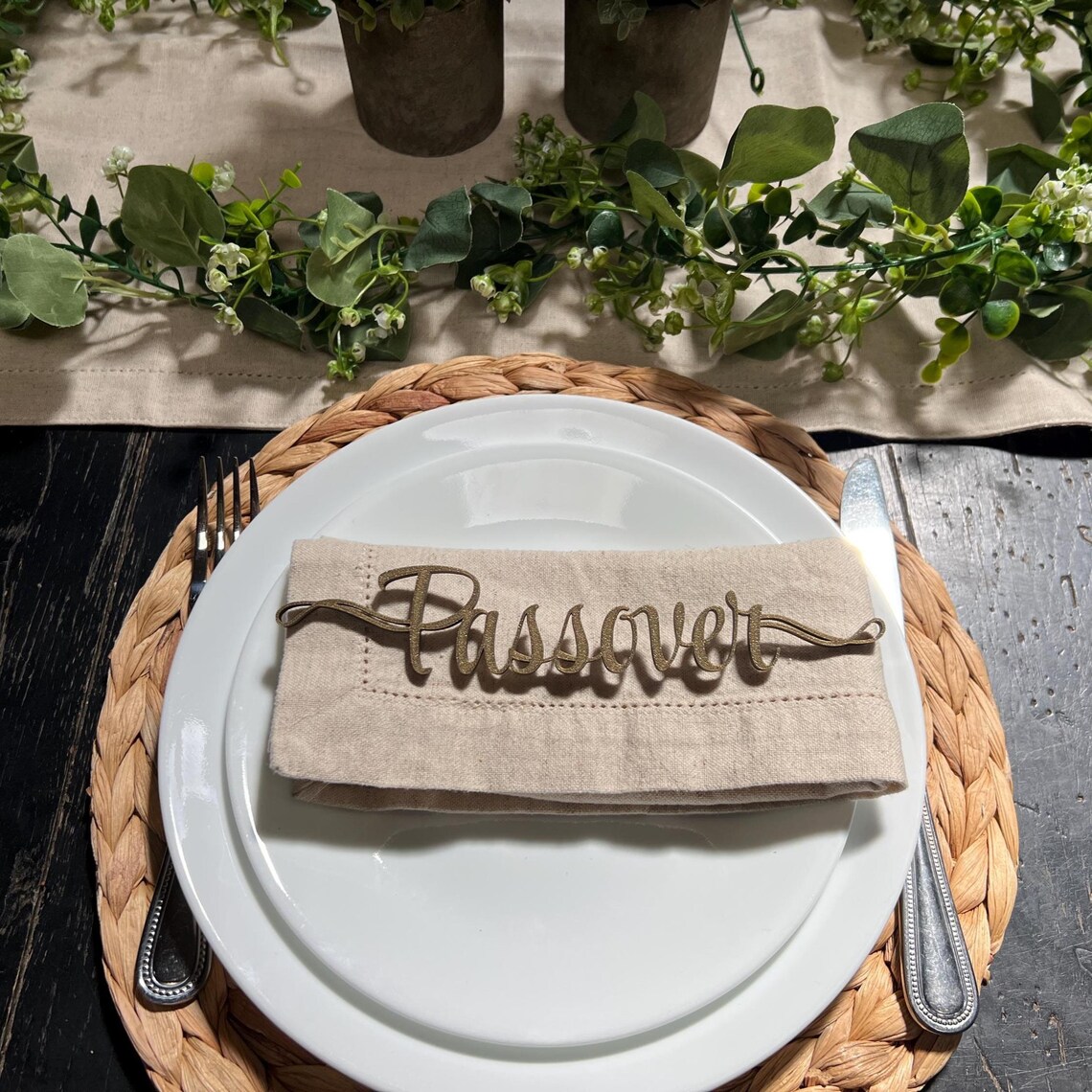 Passover Plate Decor | Passover Table Decor | Passover Place Cards ...