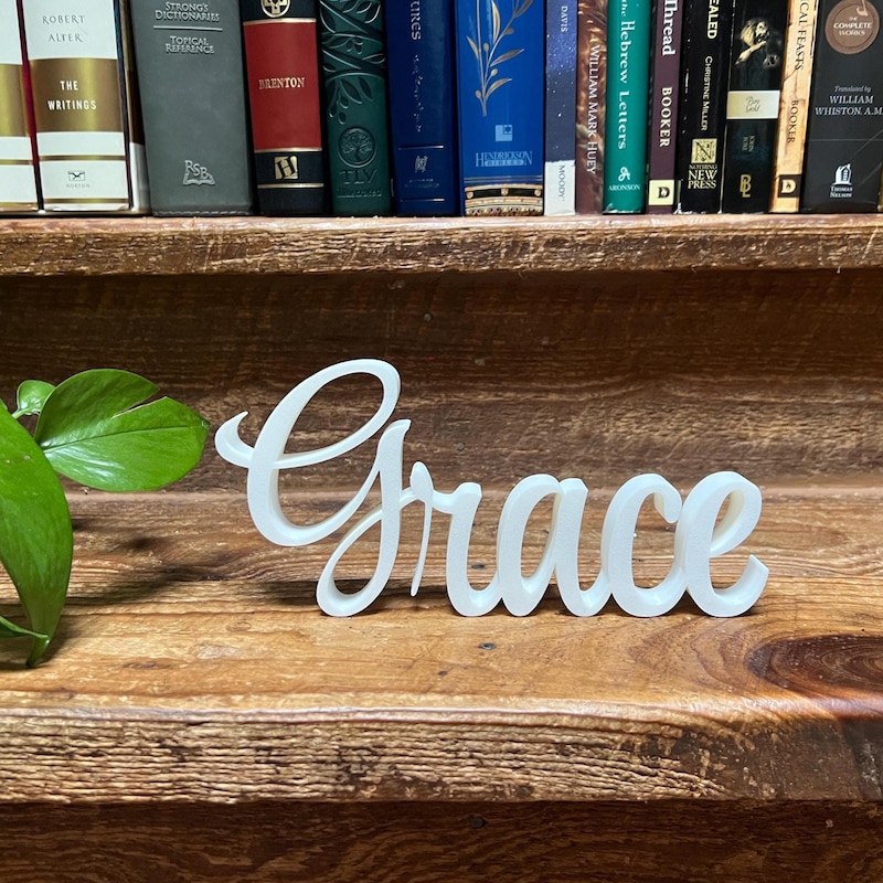 Wooden Grace Sign - Etsy