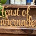 Feast of Tabernacles Freestanding Sign Decor | Sukkot Feast Days Table ...