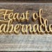 Feast of Tabernacles Freestanding Sign Decor | Sukkot Feast Days Table ...