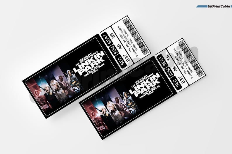 Linkin Park Commemorative Concert Tickets From Zero World Tour 2026 ...