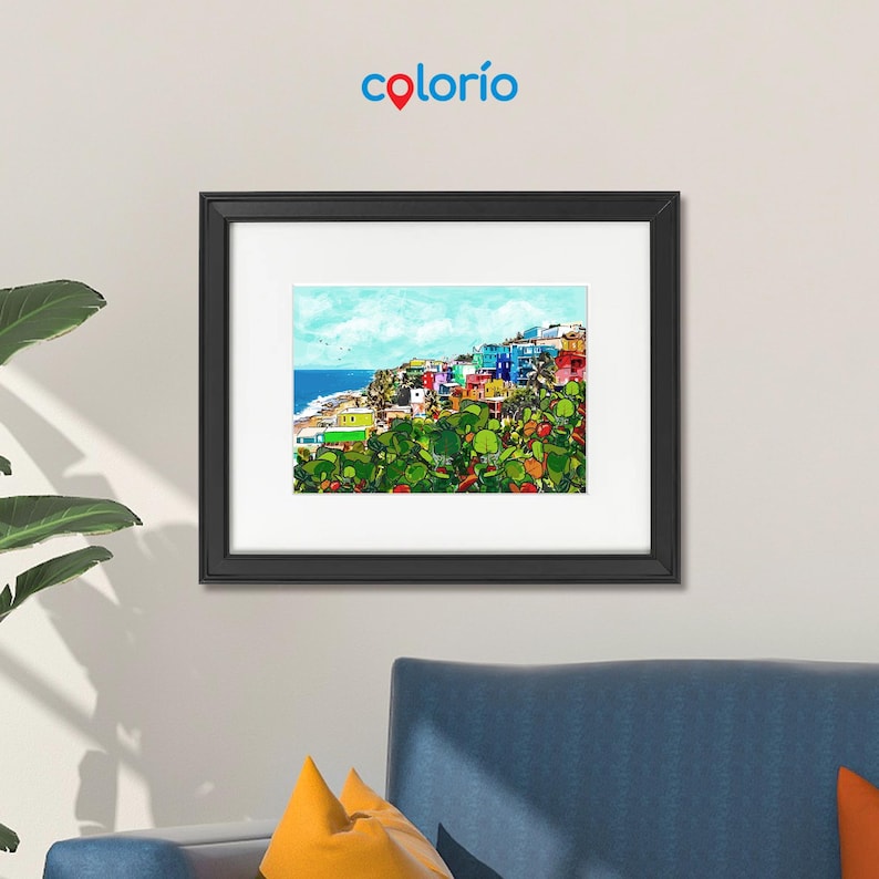 La Perla Art Print: Puerto Rican Scene - Etsy