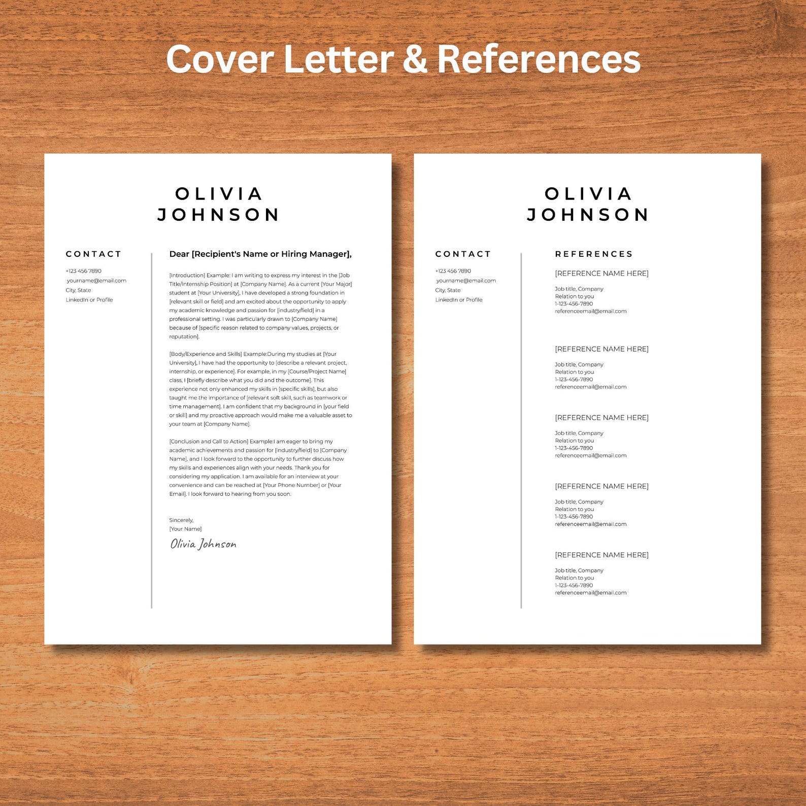 2025 NEW ATS Friendly Resume Template for Students, Internship, First ...