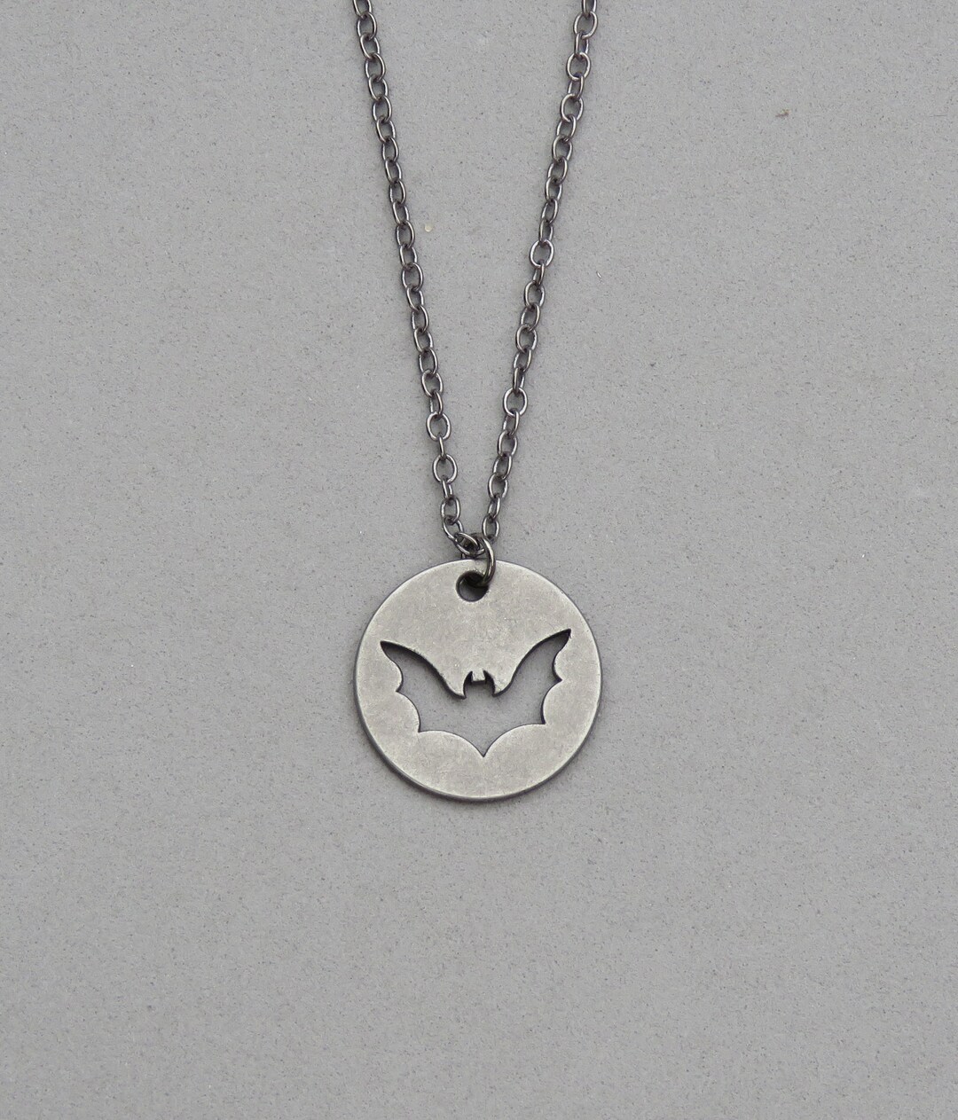 Bat Necklace - Etsy