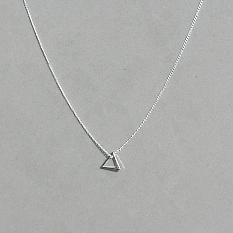 Triangle Necklace - Etsy