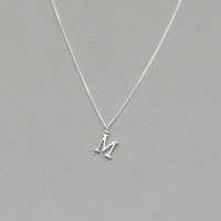 M Necklace - Etsy