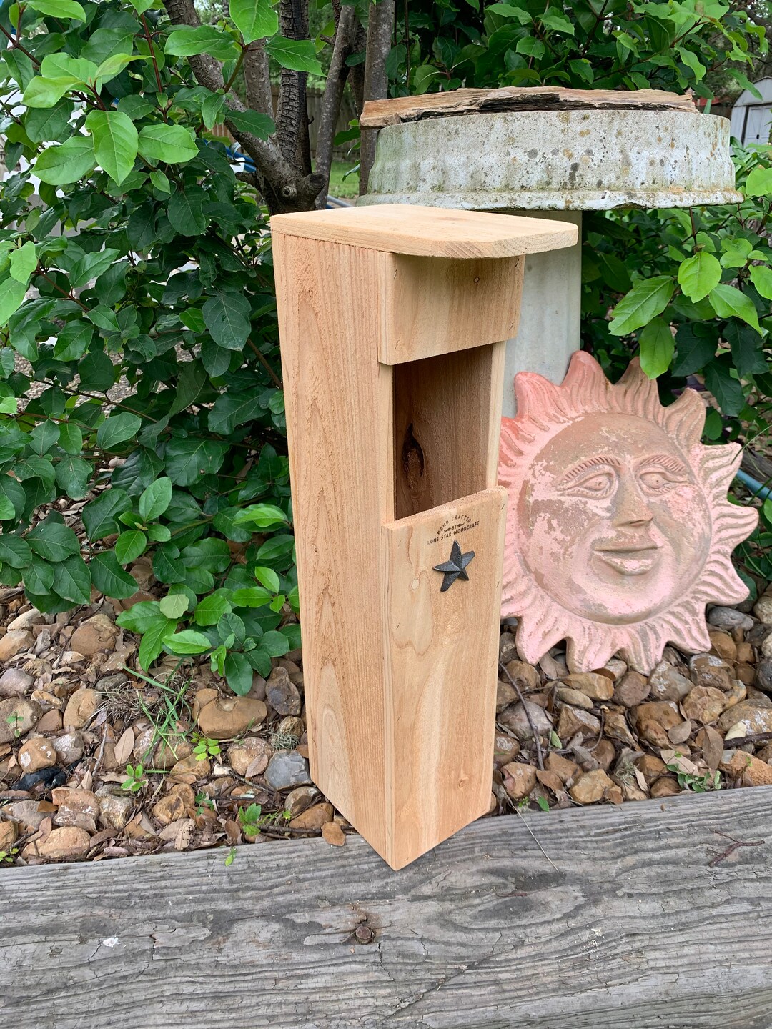 Original Cedar Owl House Box, Screech Owl Box, Bird House, Owl Nesting ...