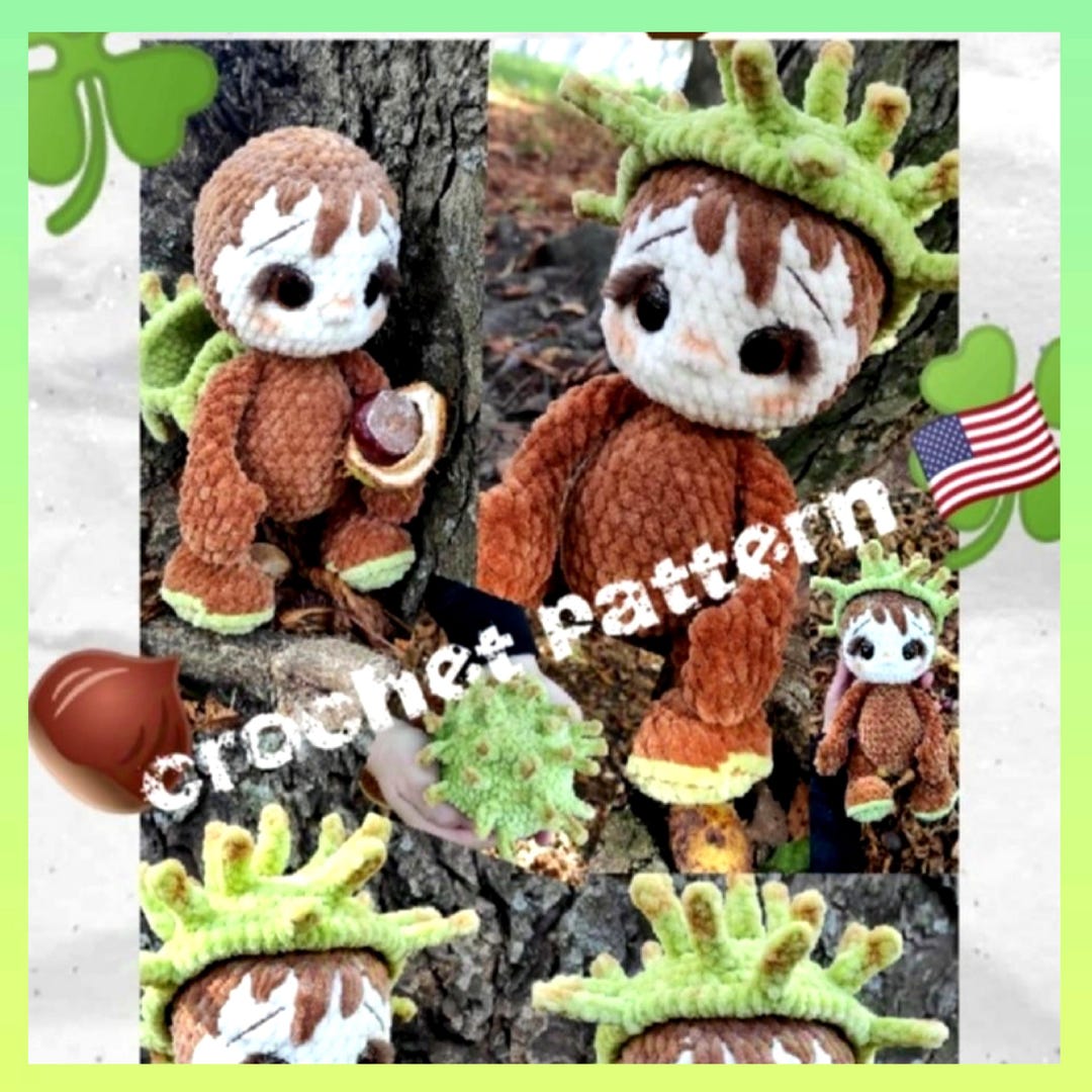 Crochet Pattern Chestnut. English Language - Etsy