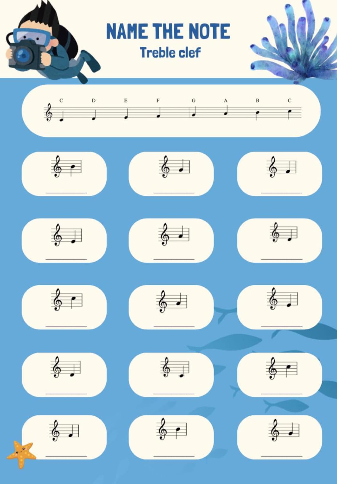 Music Worksheets for Young Learners/ Beginner Musicians - Instant ...