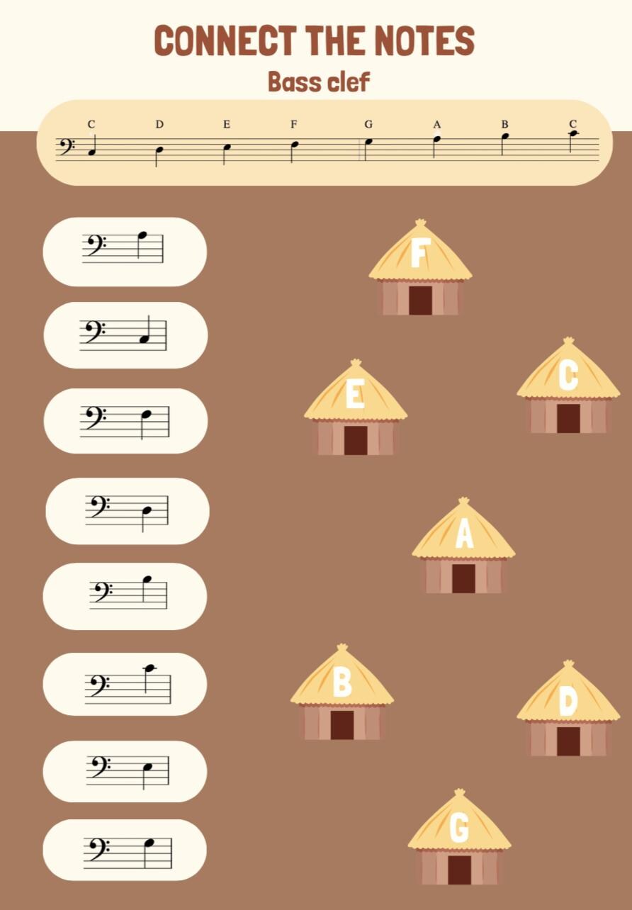 Music Worksheets for Young Learners/ Beginner Musicians - Instant ...