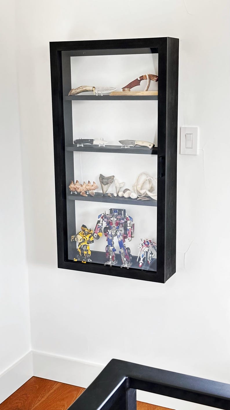 Wall Display Case Cabinet Plan DIY Instant PDF Download - Etsy