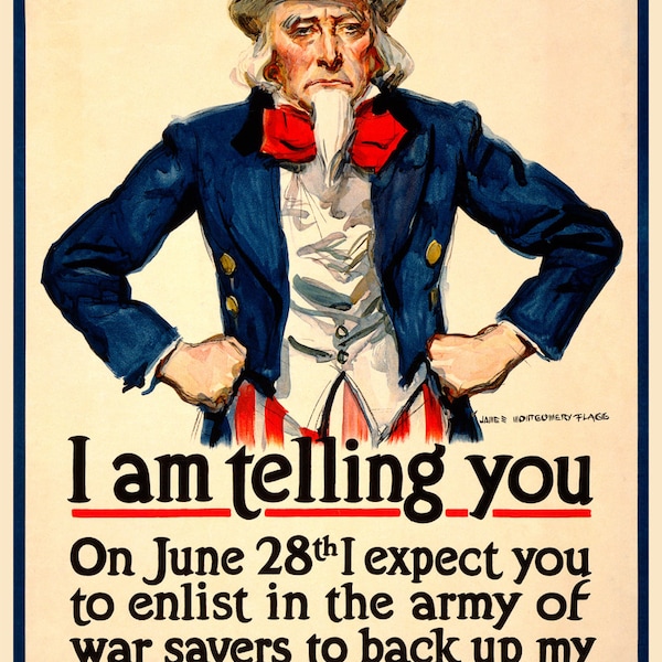 Uncle Sam Poster - Etsy