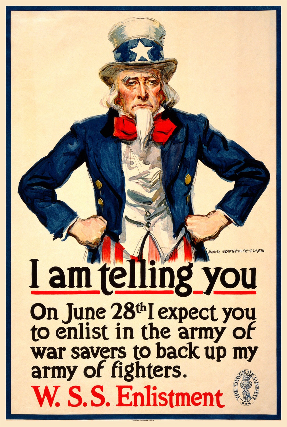 Uncle Sam I Want You Blank