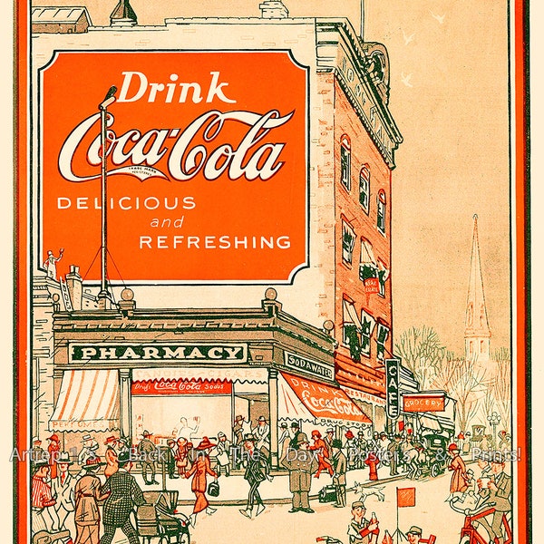 Vintage Advertising Poster - Etsy