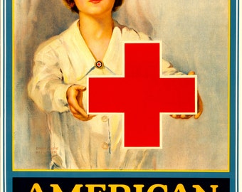 Vintage Red Cross - Etsy