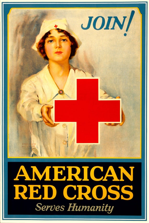 Ww1 Propaganda Posters Women Red Cross It's #WomensHistoryMonth And
