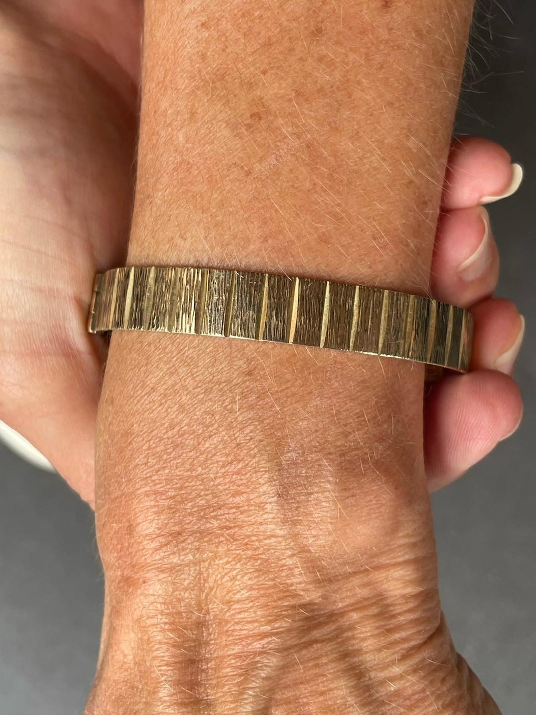 9ct Rolled Gold Bangle Vintage Heavy 17.1g - Etsy