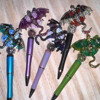 Twin Dragons Pen or Pencil Holder by Kekreations!!! - Etsy