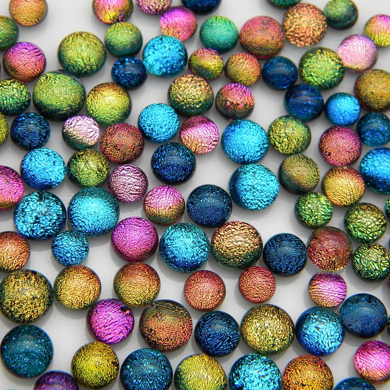 Glass Bead Mosaic Pendant - Etsy