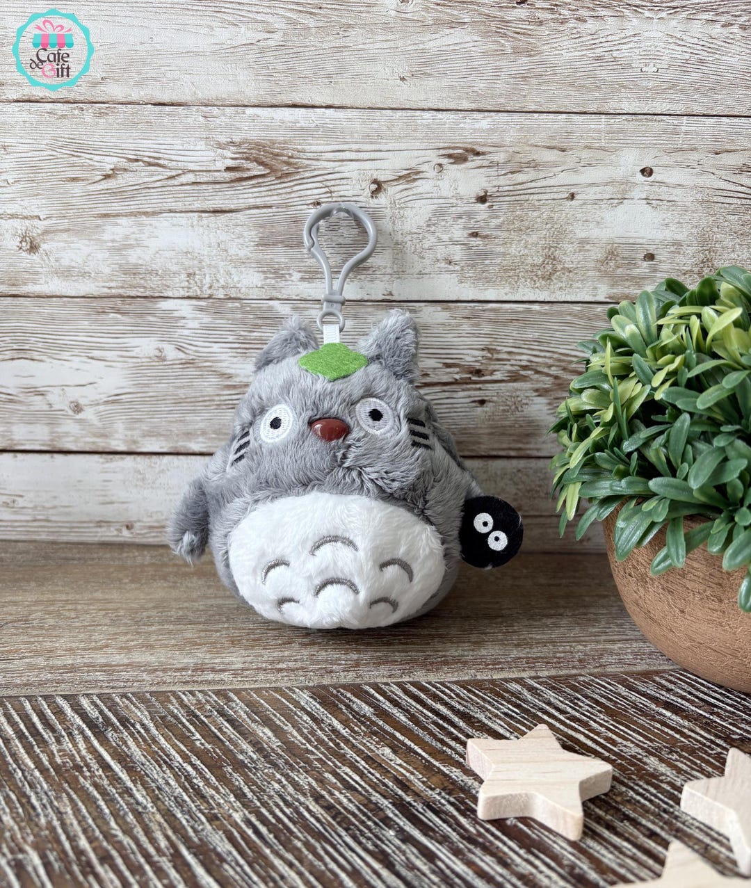 Totoro Bag Clip, Totoro Keychain, Totoro Plush Bag Clip, Totoro Bag ...