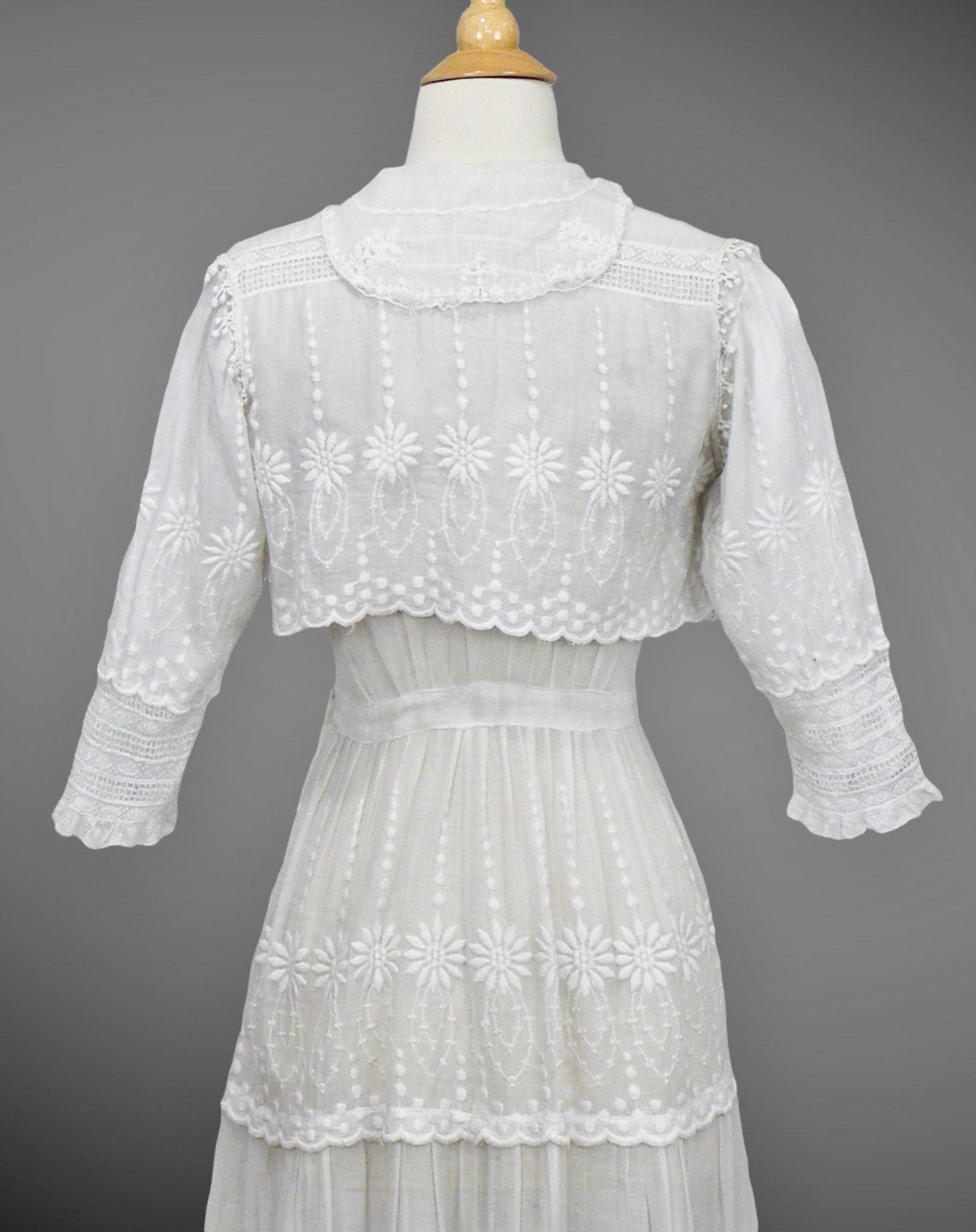 Antique Edwardian Dress 1910s Lingerie Dress Daisy - Etsy