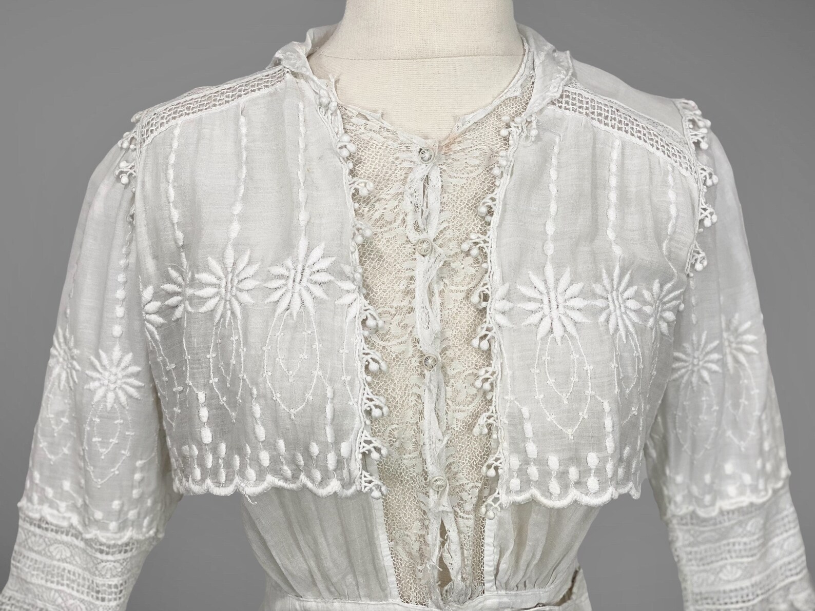 Antique Edwardian Dress 1910s Lingerie Dress Daisy - Etsy