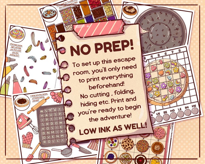 Crumbly Cookies Escape Room | Baking Championship Treasure Hunt | DIY ...